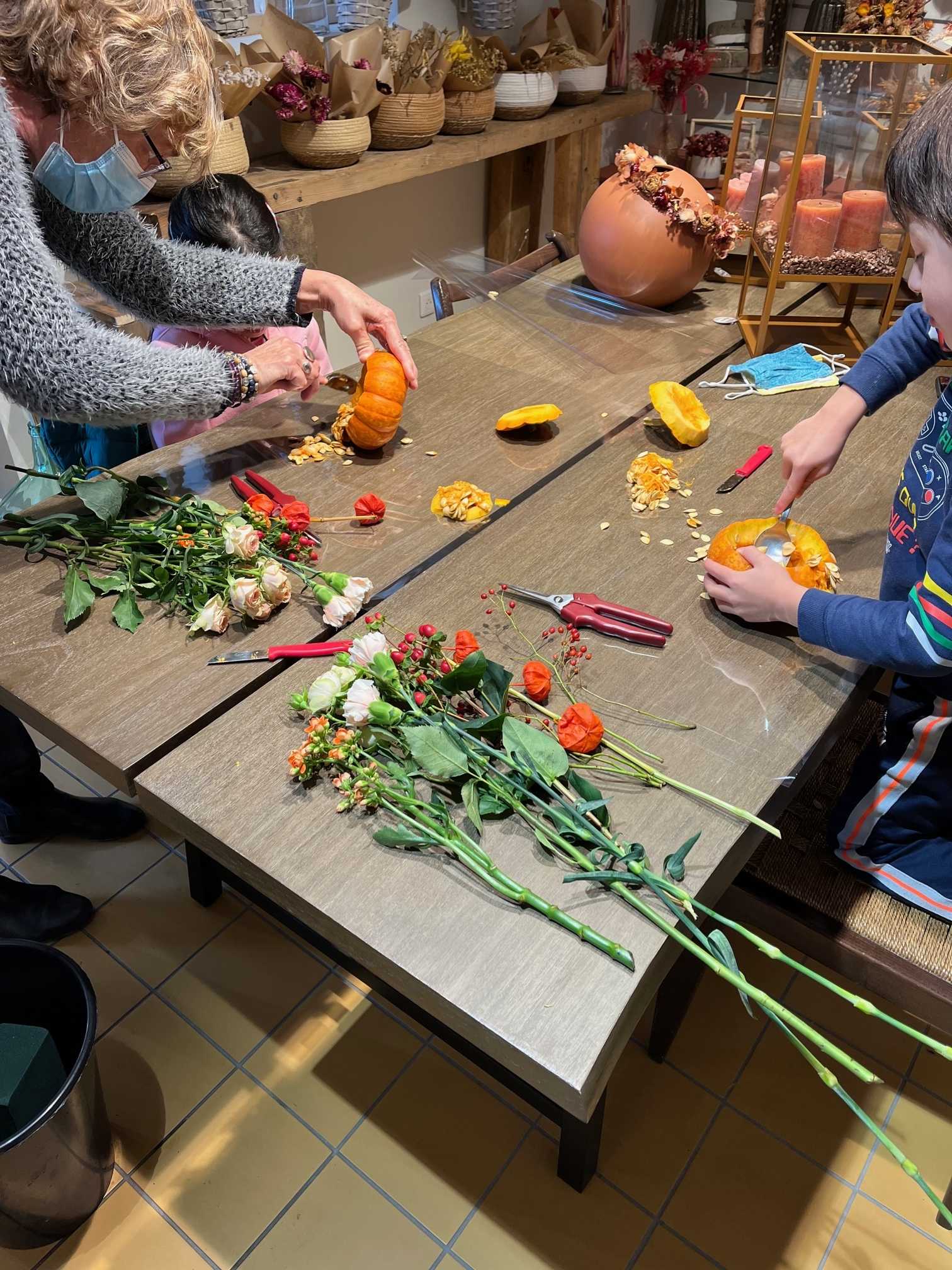 Atelier floral enfant