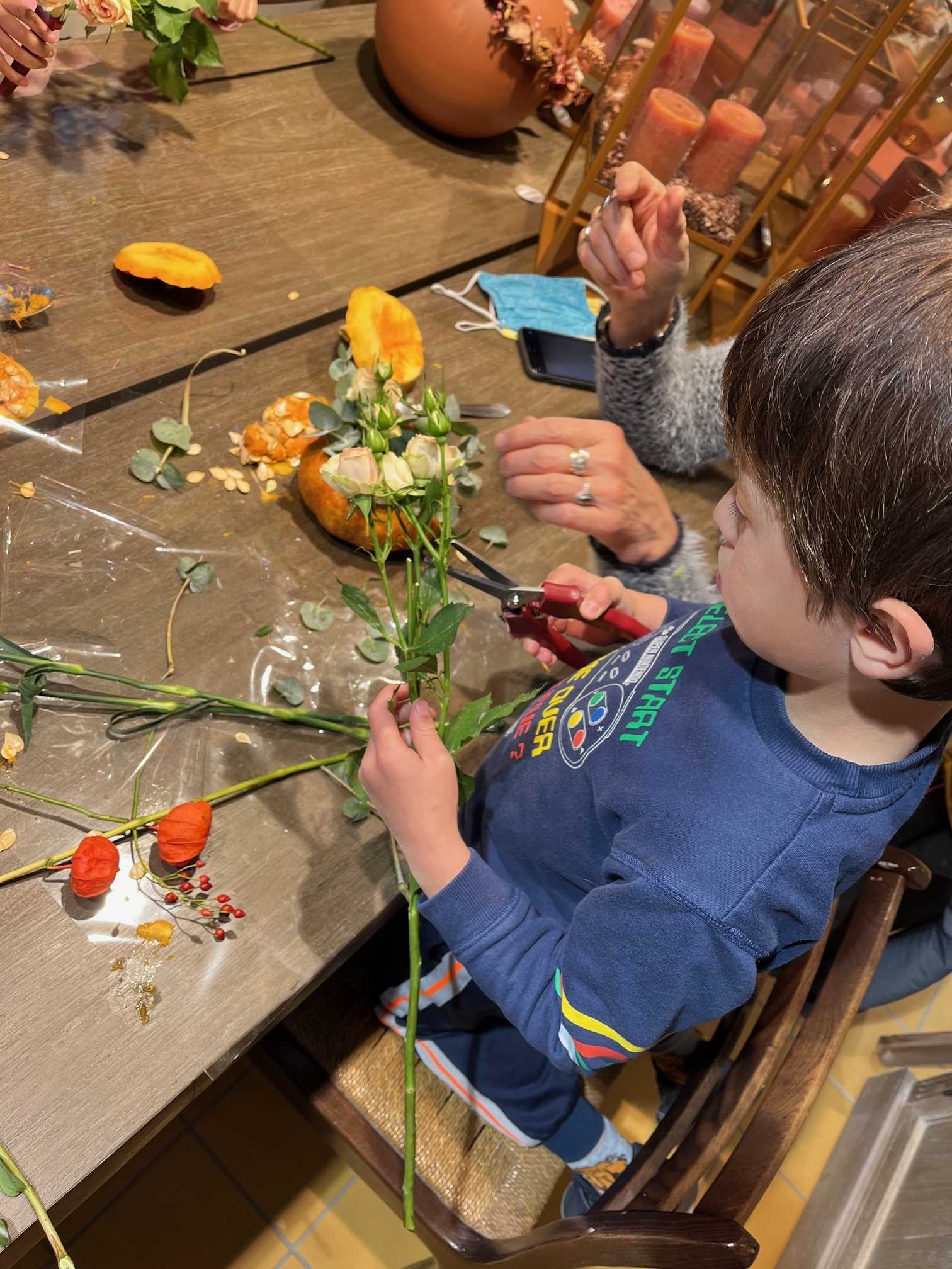 Atelier floral enfant